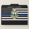 Police Department Custom Logo Law Enforcement File Folder | Zazzle
