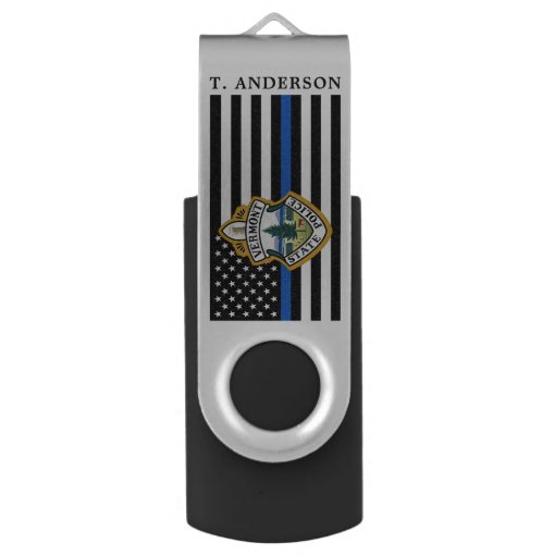 Police Department Custom Logo Law Enforcement Flash Drive | Zazzle