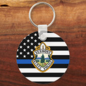 Police Department Custom Logo Law Enforcement Keychain | Zazzle
