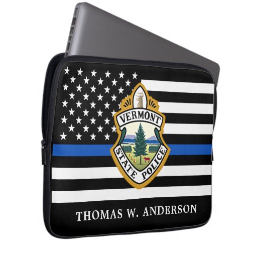 Police Department Custom Logo Law Enforcement Laptop Sleeve | Zazzle