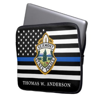 Police Department Custom Logo Law Enforcement Laptop Sleeve | Zazzle
