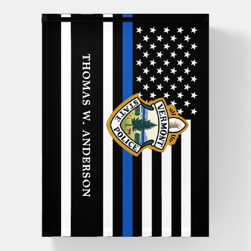Police Department Custom Logo Law Enforcement Paperweight | Zazzle