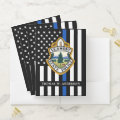 Police Department Custom Logo Law Enforcement Pocket Folder | Zazzle