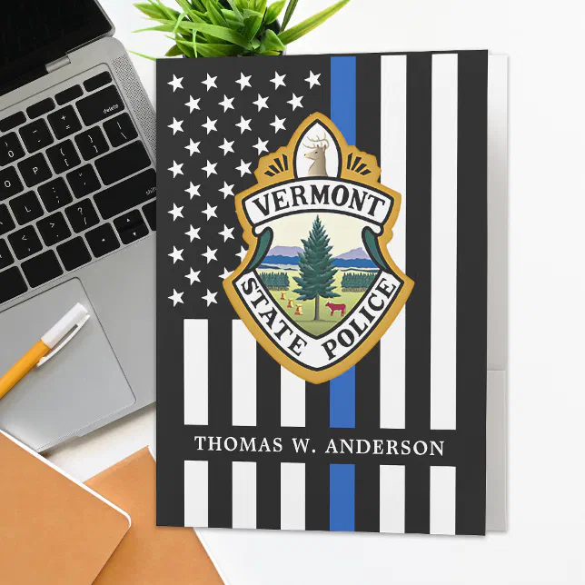 Police Department Custom Logo Law Enforcement Pocket Folder | Zazzle