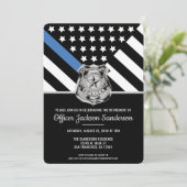 Police Department Law Enforcement Retirement Party Invitation | Zazzle