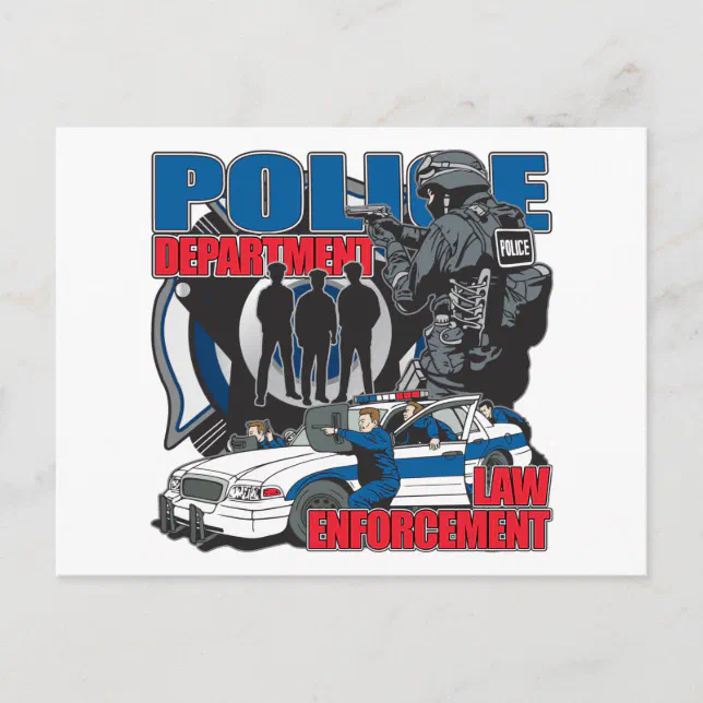 Police Department Postcard | Zazzle
