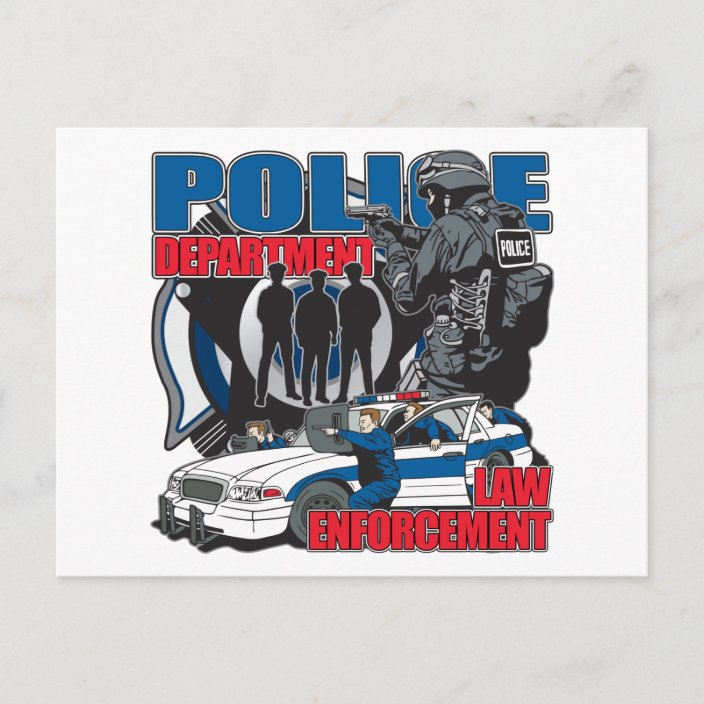 Police Department Postcard | Zazzle.com