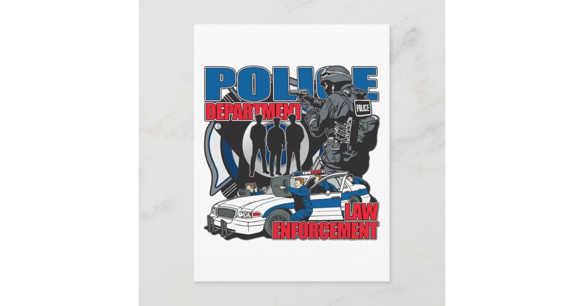 Police Department Postcard | Zazzle