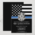 Police Department Retirement Party Law Enforcement Invitation | Zazzle