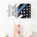 Police Employee of the Year Law Enforcement Banner | Zazzle