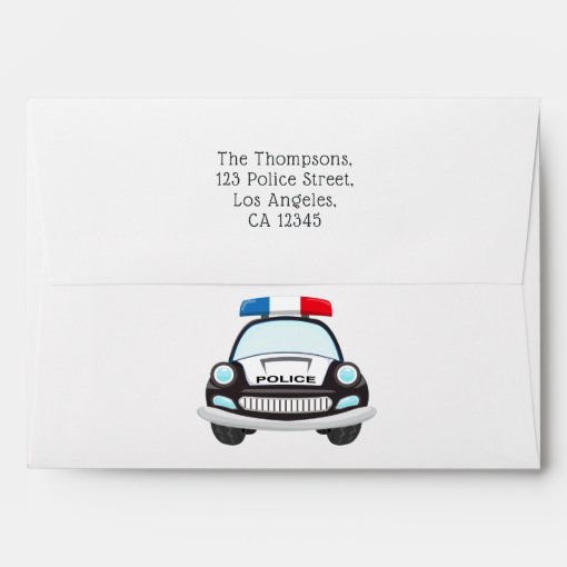 Police Envelope | Zazzle