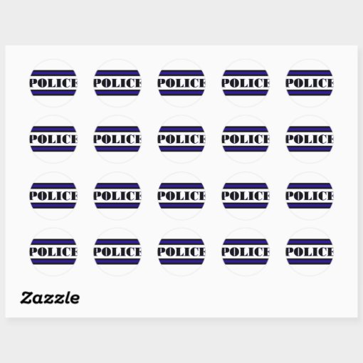 Police Family Classic Round Sticker | Zazzle