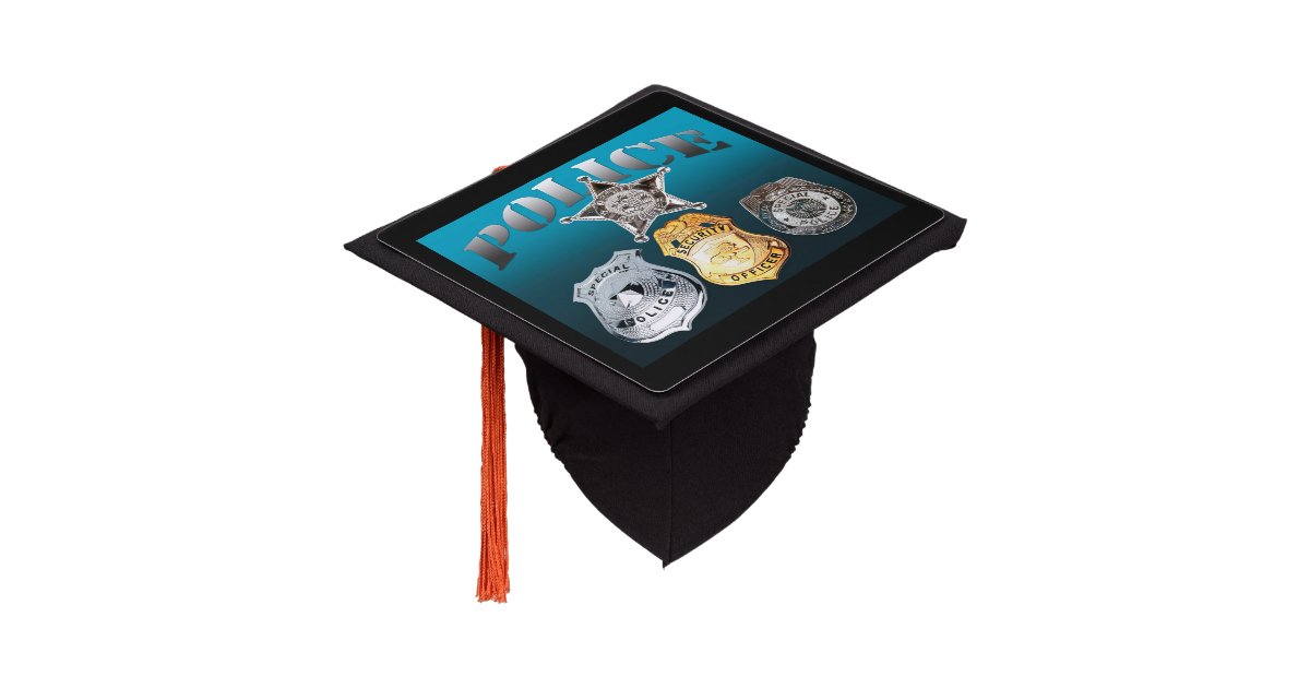 Police Graduation Cap Topper | Zazzle
