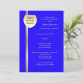 Police Graduation Invitations Police Badge | Zazzle