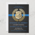 Police Graduation Invitations | Police Badge | Zazzle