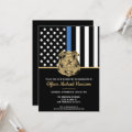 Police Graduation Law Enforcement Academy Invitation | Zazzle