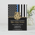 Police Graduation Law Enforcement Academy Invitation | Zazzle