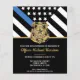 Police Graduation Law Enforcement Invitation Flyer | Zazzle
