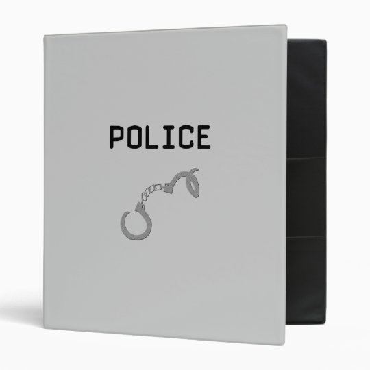 Personalize Your Own Police Binder - Stay Organized Today! | Zazzle