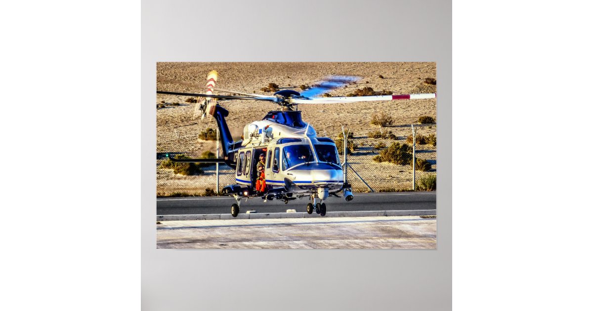 Police Helicopter Poster | Zazzle