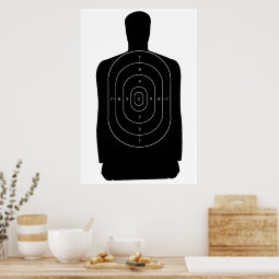 Police Human Target Poster | Zazzle