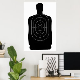 Police Human Target Poster | Zazzle