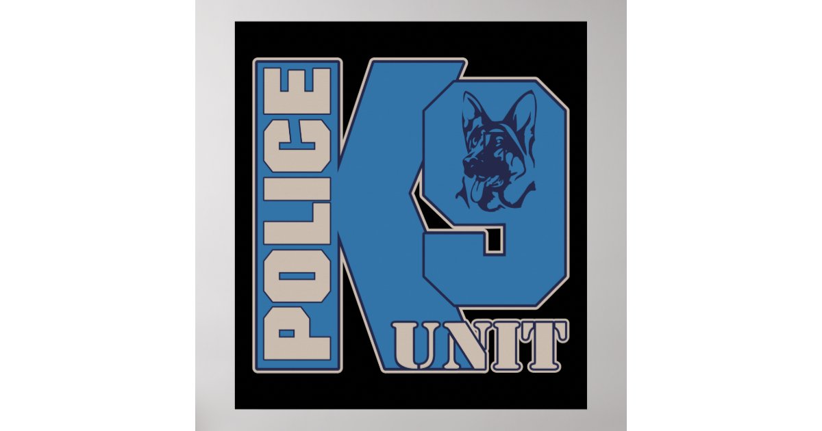 Police K9 Unit Dog Poster | Zazzle