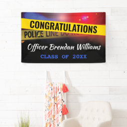 Police Law Enforcement Banner | Zazzle