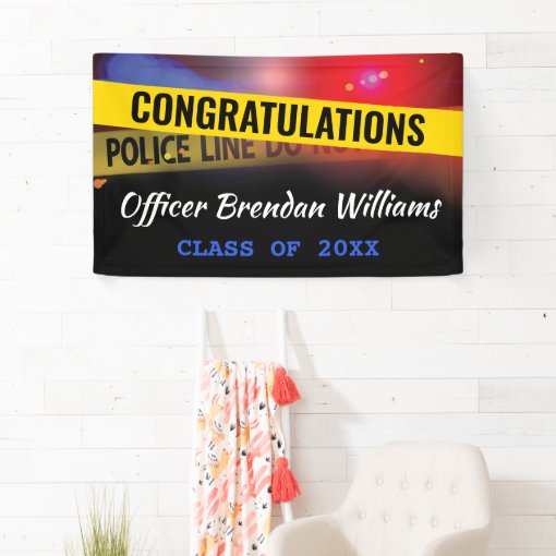 Police Law Enforcement Banner | Zazzle