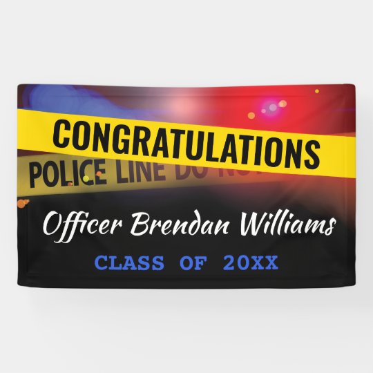 Police Law Enforcement Banner | Zazzle.com