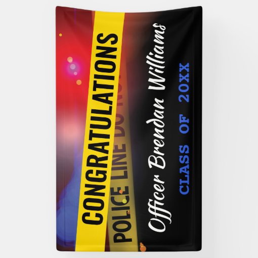 Police Law Enforcement Banner | Zazzle