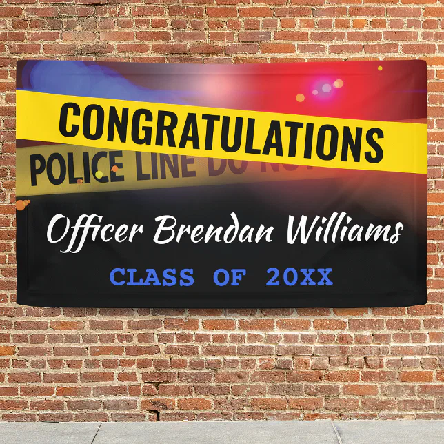 Police Law Enforcement Banner | Zazzle