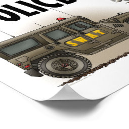 Police Law Enforcement Vehicles Poster | Zazzle