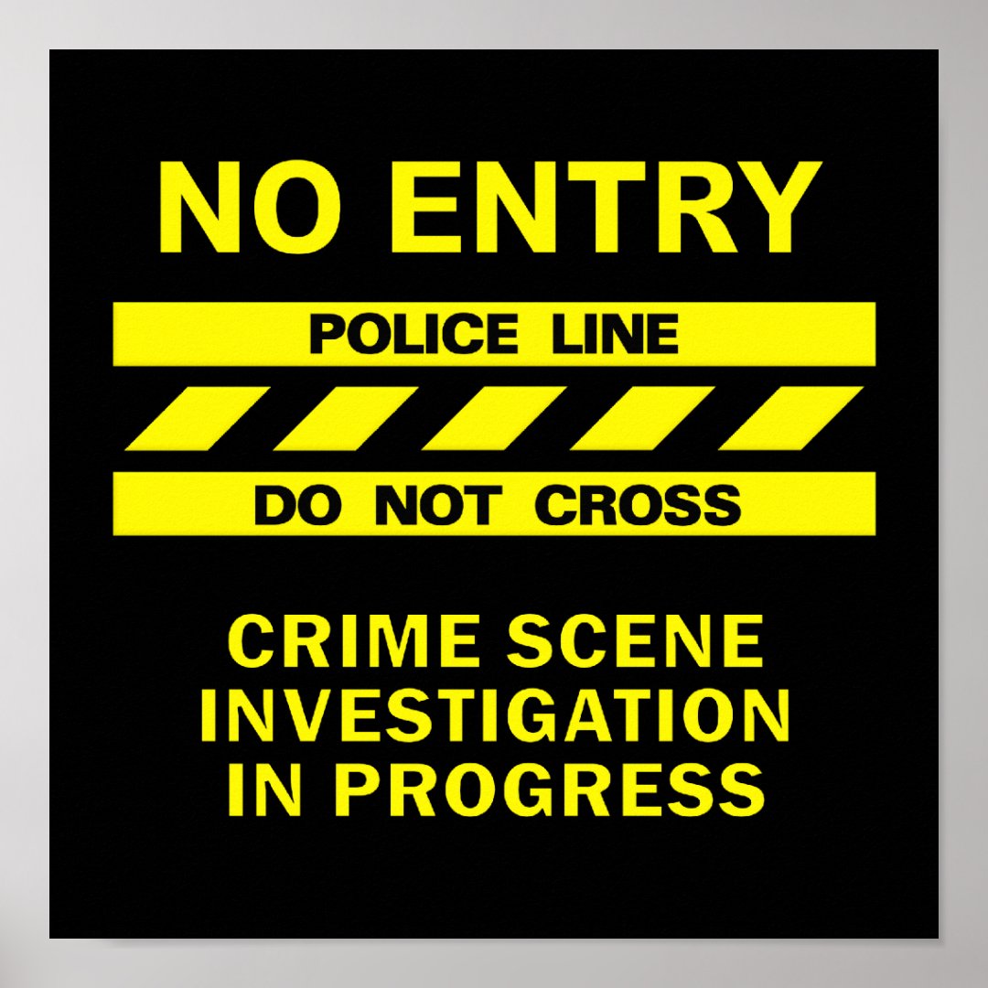Police Line poster | Zazzle