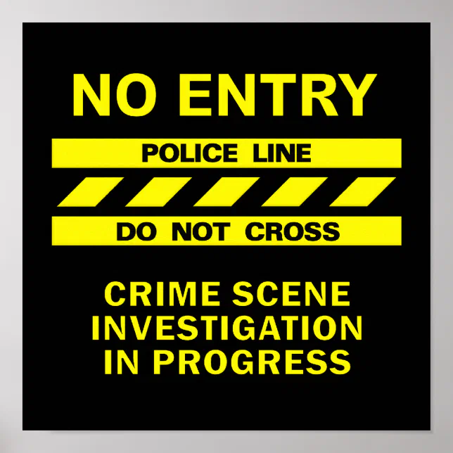 Police Line poster | Zazzle