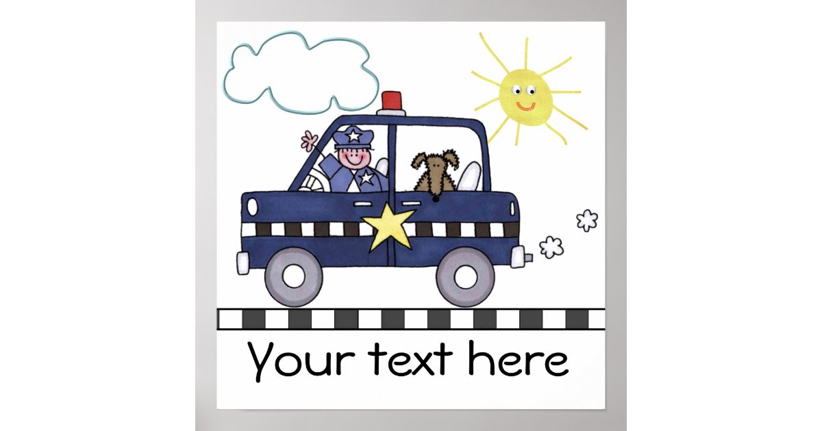 Police Man Poster | Zazzle