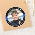 Police Memorial Fallen Officer Custom Photo Car Sticker | Zazzle