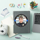 Police Memorial Fallen Officer Custom Photo Car Sticker | Zazzle