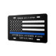 Police Memorial Fallen Officer Thin Blue Line License Plate | Zazzle