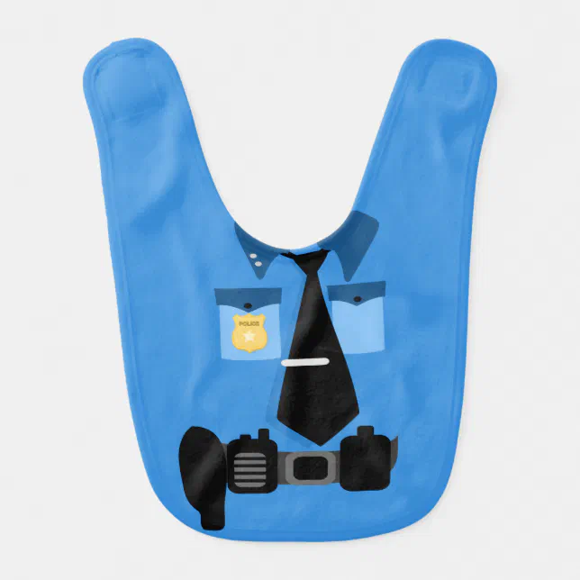 Police Officer Baby Bib | Zazzle