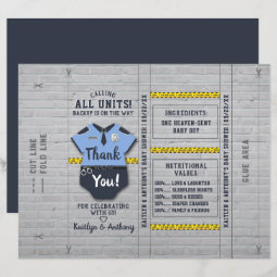 Police Officer Baby Shower DIY Candy Bar Wrapper | Zazzle