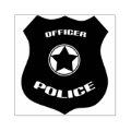 Police Officer Badge Rubber Stamp | Zazzle
