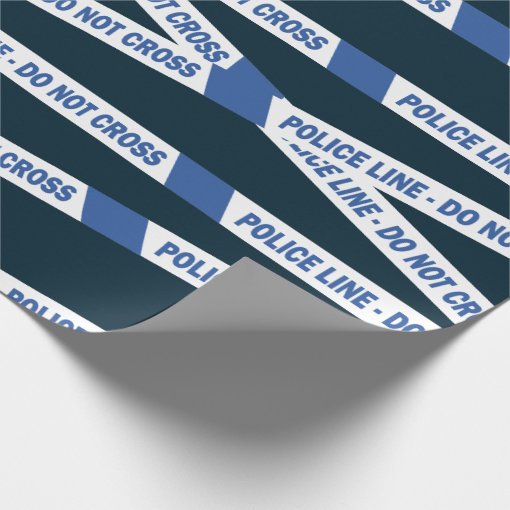 Police Officer Birthday Retirement Office Joke Wrapping Paper | Zazzle