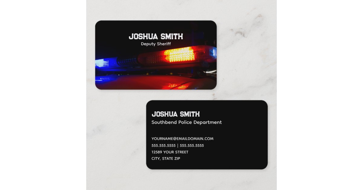 Police Officer Business Card | Zazzle