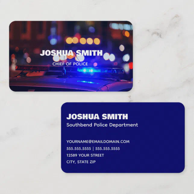 Police Officer Business Card | Zazzle