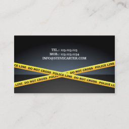 Police Officer Cop Policeman Criminalist Card | Zazzle