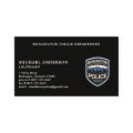Police Officer Custom Logo Name Law Enforcement Business Card | Zazzle