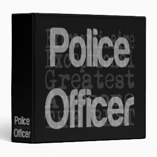 Personalize Your Own Police Binder - Stay Organized Today! | Zazzle