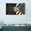 Police Officer Graduation Law Enforcement Flag Banner | Zazzle