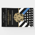Police Officer Graduation Law Enforcement Flag Banner | Zazzle